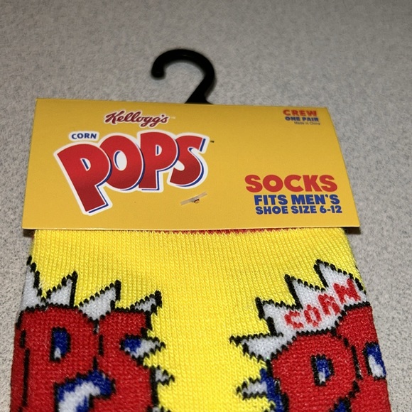 Underwear & Socks | Nwt Fun Mens Kelloggs Corn Pops Cereal Themed Socks ...